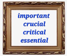 중요한 영어로?(important, crucial, critical, essential 차이점 알아보기!) : 네이버 블로그