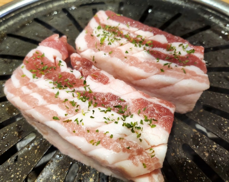 진주 평거동 맛있는 고기에 솜씨를 더하다숙성 삼겹살 맛집 내돈내산 네이버 블로그
