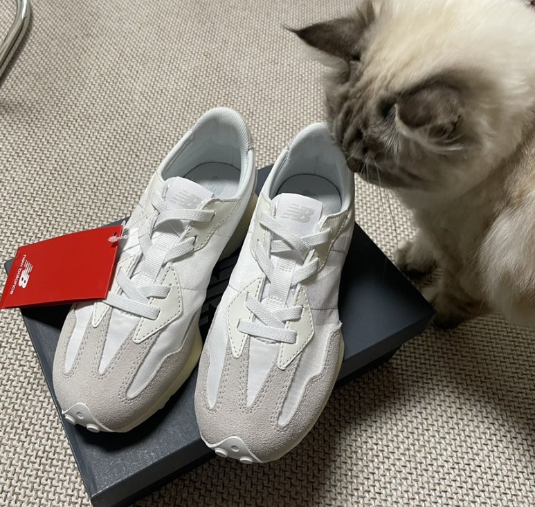 뉴발란스 327 PH327KW1 문빔 키즈 220 사이즈 착용 후기 : 네이버 블로그