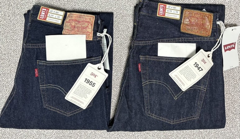 판교 현대백화점, 리바이스 LVC 팝업 (feat. LVC 501 여성 사이즈팁/ 1955와 1947비교) : 네이버 블로그