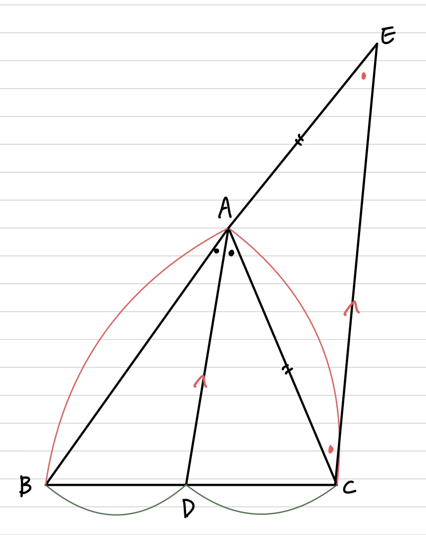 [중2 수학] 33. 삼각형의 각의 이등분선 : 네이버 블로그