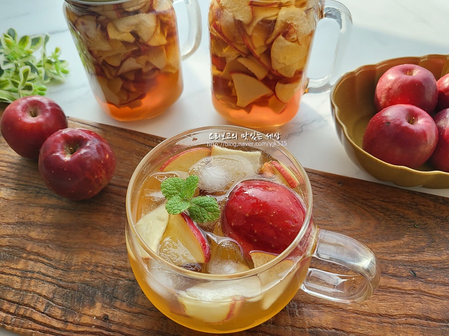 사과청 만들기 사과 에이드 사과요리 : 네이버 블로그