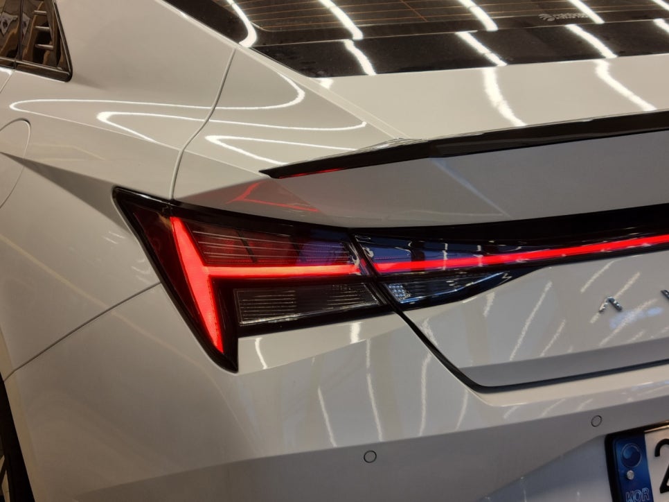 [핏먼트 울산]현대 아반떼CN7 순정옵션튜닝 N라인 리어 스포일러 : 네이버 블로그