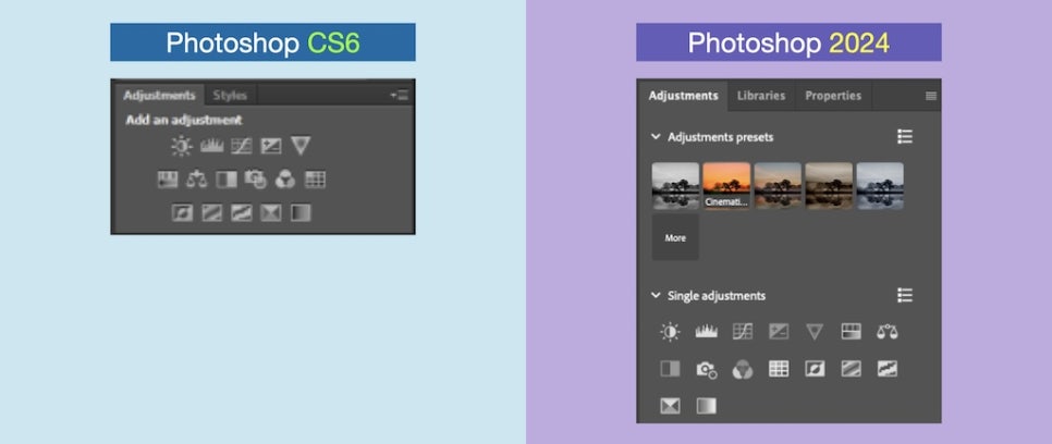 포토샵 CS6과 CC(Photoshop 2024)의 차이점 비교와 GTQ 시험 출제 경향 이해하기 : 네이버 블로그