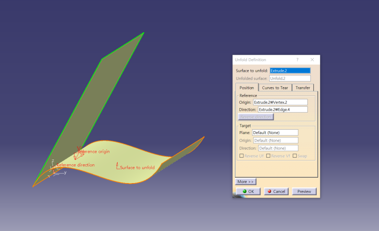 CATIA V5 Surface 입문과 활용_(Unfold, Transfer, Develop, Diabolo) : 네이버 블로그