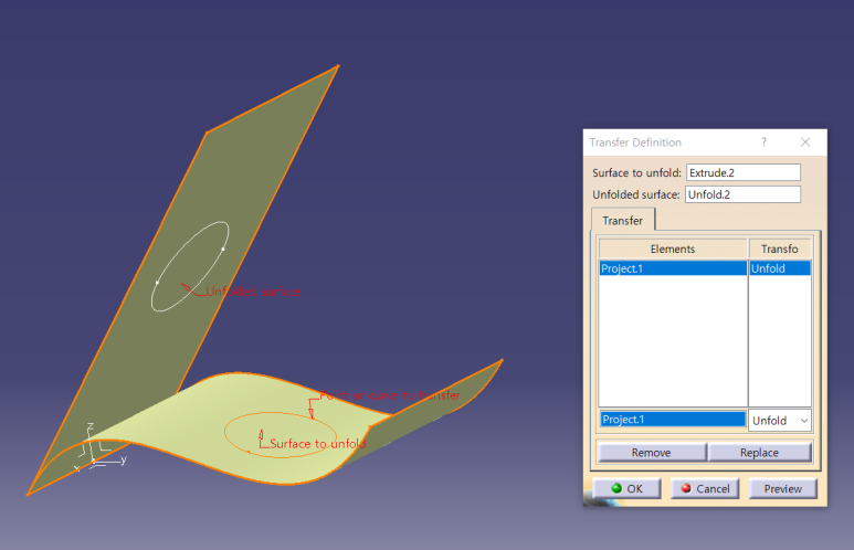 CATIA V5 Surface 입문과 활용_(Unfold, Transfer, Develop, Diabolo) : 네이버 블로그