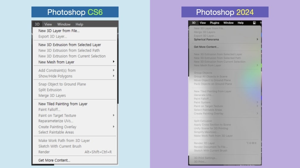 포토샵 CS6과 CC(Photoshop 2024)의 차이점 비교와 GTQ 시험 출제 경향 이해하기 : 네이버 블로그