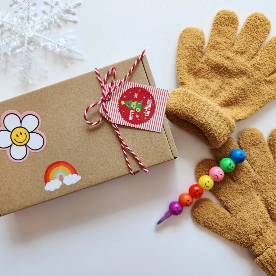 어린이집 유치원 생일 답례품 겨울장갑 구디백 크리스마스 선물 : 네이버 블로그