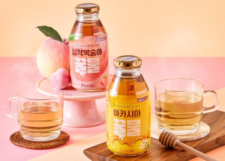 CU편의점신상 HEYROO꿀물 2종(납작복숭아후기) : 네이버 블로그