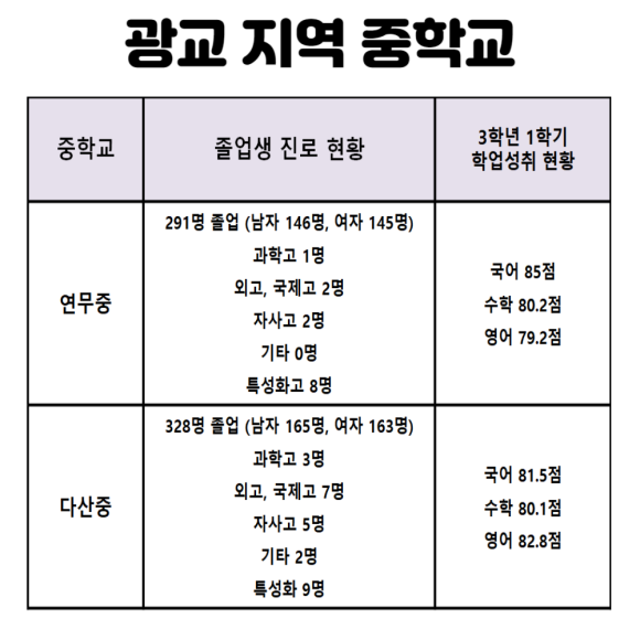 수원 영통구 학군 분석, 3대 수원 학군 - 플팍스(plpax)