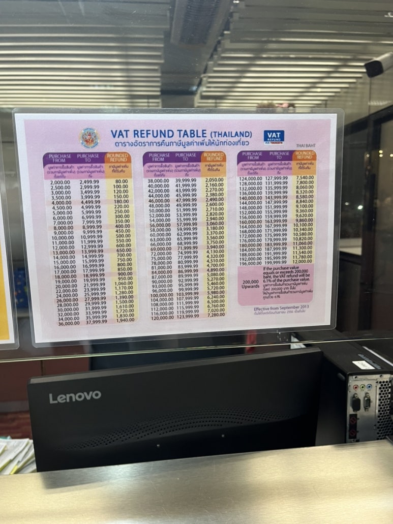 치앙마이 공항 (대한항공) 이용 후기 (택시 예약, 무료 짐 보관, 택스리펀드_Tax refund, 위탁수하물 접수 방법 ...