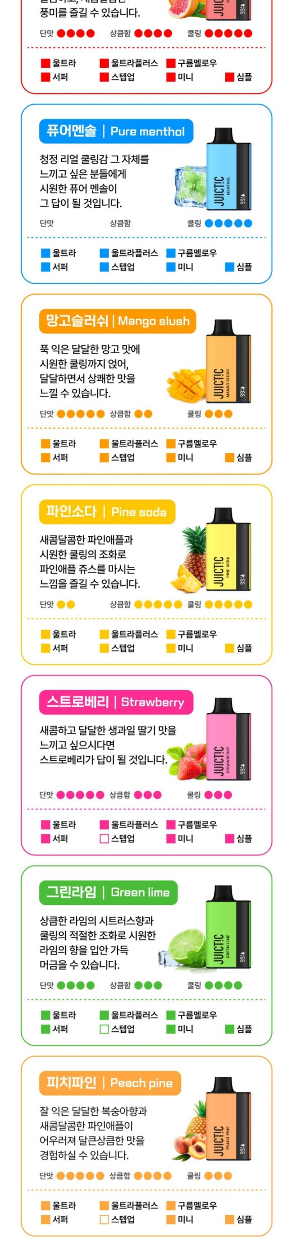 쥬스박스 쥬스틱 울트라 플러스 파인소다 일회용전자담배 후기 네이버 블로그
