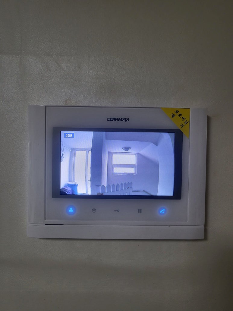 양주시 백석읍 복지리 동화1차아파트(장미마을) 코맥스비디오폰 CAV-77M 설치 후기 사례 : 네이버 블로그