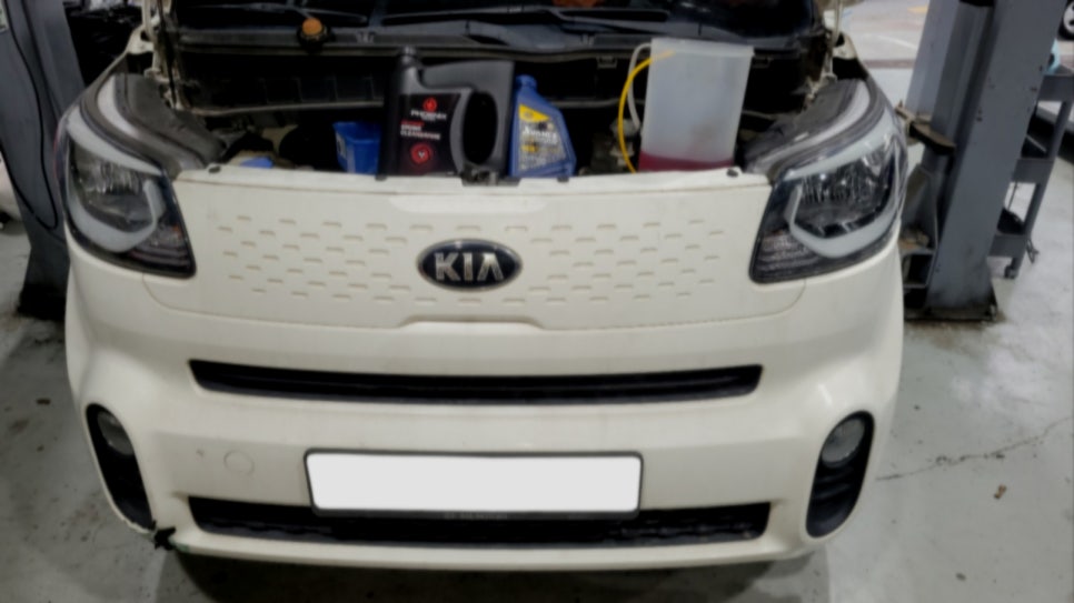 시흥 지디카프라자 기아 레이 라디에이터, 라디에이터 상·하 호수, 썸머스타트, 엔진오일, 냉각수 교환 : 네이버 블로그