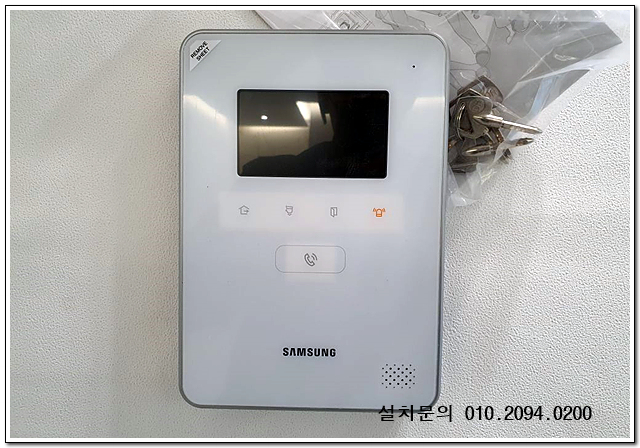 직방(구삼성)인터폰설치/인천 서구 연희동 우성아파트 삼성비디오폰SHT-3625AMK교체설치 : 네이버 블로그