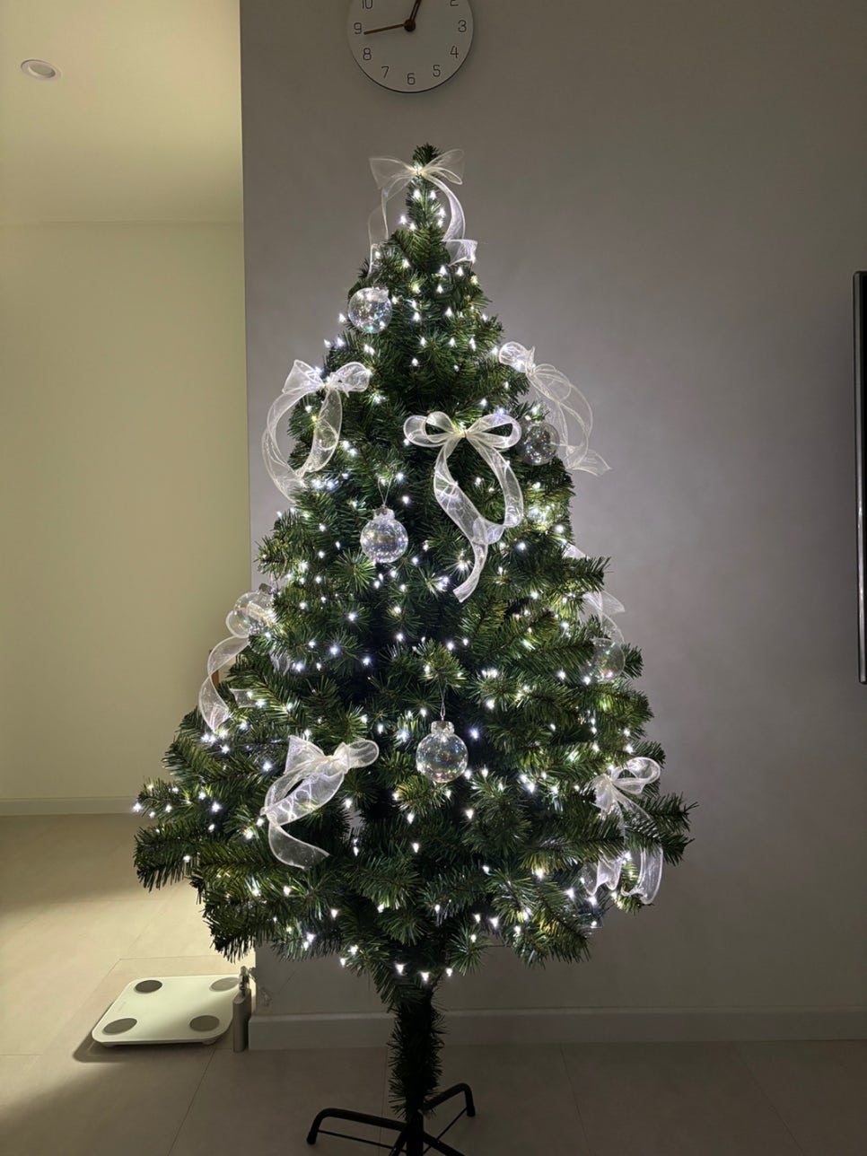 셀프 리본 트리 만들기 150cm 트리 꾸미기 : 네이버 블로그