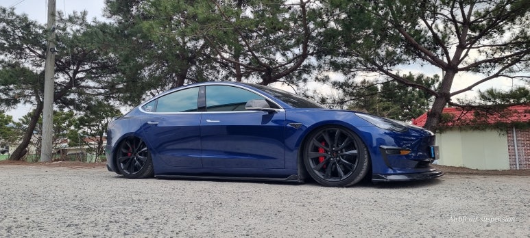 테슬라 / 모델3 / AIRBFT / 에어서스 /에어쇼바 : 네이버 블로그