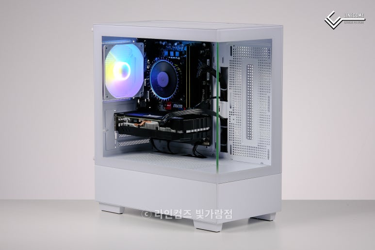 가성비 최고의 50만원대 게이밍 컴퓨터?! DAVEN AQUA 화이트 게이밍 PC -라인컴즈 빛가람점- : 네이버 블로그