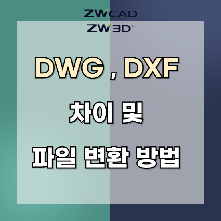 오토캐드 DWG 와 DXF 차이 및 ZWCAD로 파일 변환 방법 : 네이버 블로그