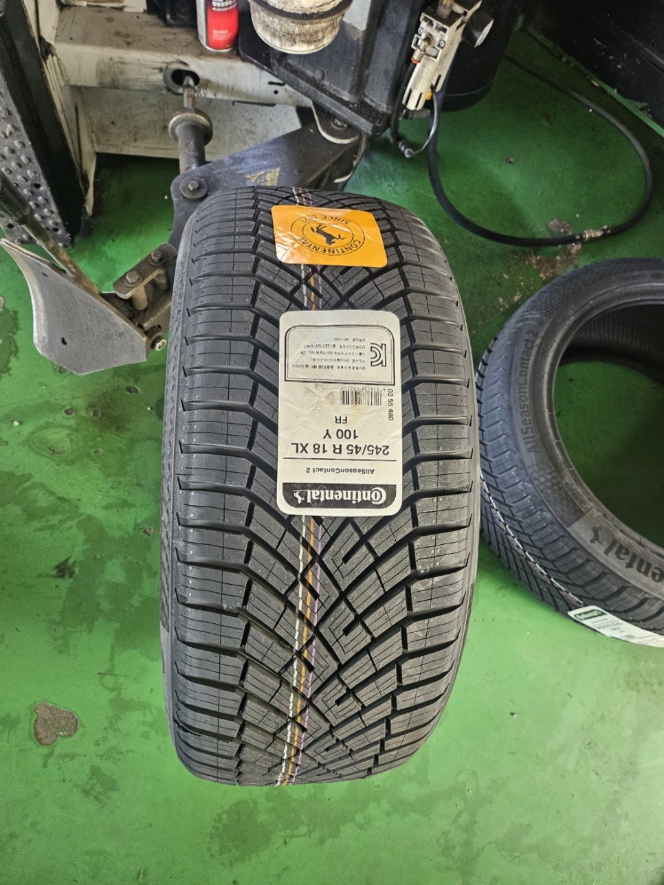 대전타이어 싼곳_K7 콘티넨탈 올시즌컨택2 ASC2 245 45 18 82만에 얼라이먼트까지! : 네이버 블로그