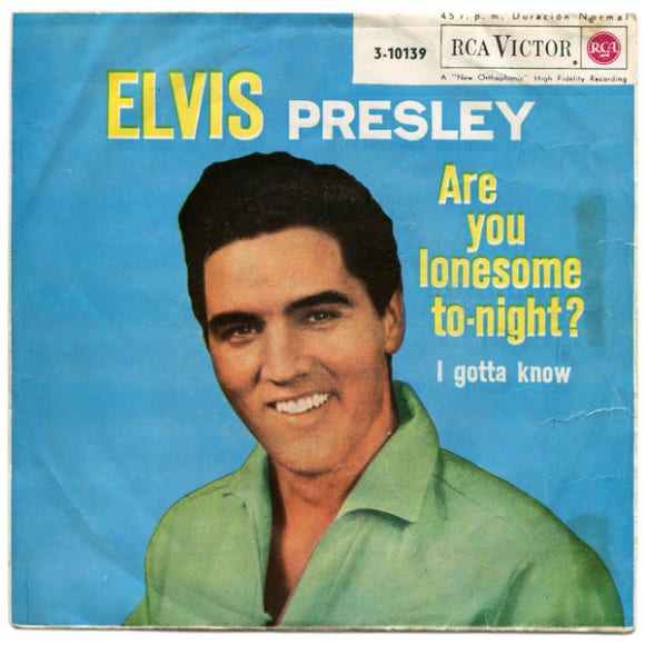 601203) Elvis Presley With The Jordanaires - Are You Lonesome To-night ...