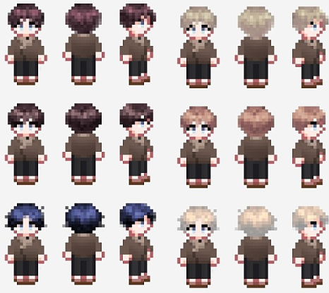 스듀 04 | '스타듀밸리 1.6버전' 리텍 및 모드 추천글 ② - 농장주, NPC 초상화, NPC 캐릭터 (+07/26 일부 ...