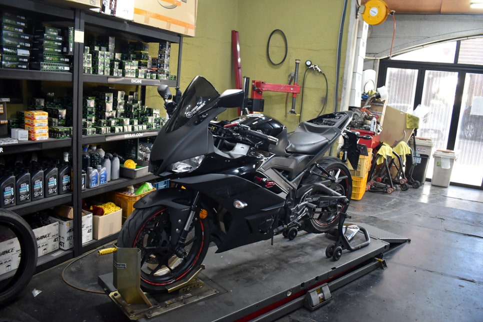 야마하 YZF-R3 오토바이 BS배터리 교체 정비 최저가 소모품 전문점 - 대구 바이크09 : 네이버 블로그