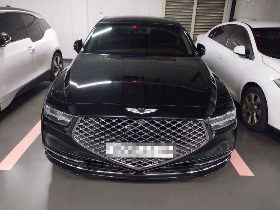 제네시스 G90 배터리 교체하기: 영등포 여의도 출장 배터리 교체 서비스, 로케트 AGM105L6(AGM105) : 네이버 블로그