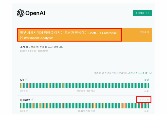 챗gpt 에러, 서버 먹통 오류 확인하는 방법(OpenAI status, 접속 장애) : 네이버 블로그