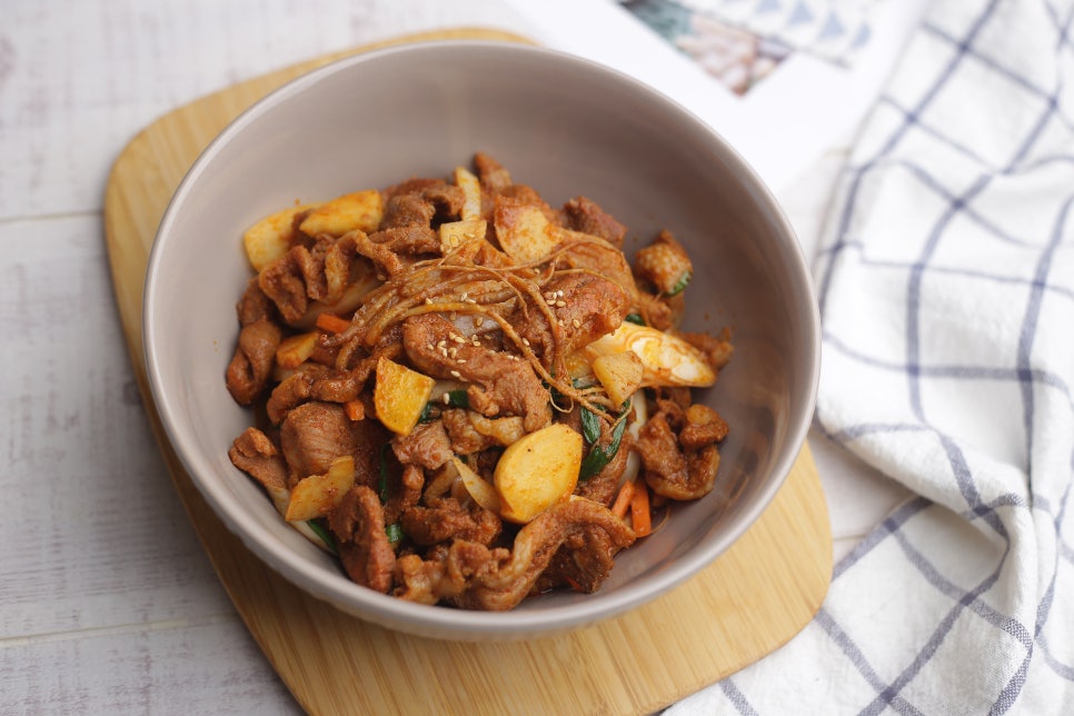 인삼 고추장 주물럭 건강식 집밥 오리주물럭 레시피 오리고기요리 : 네이버 블로그