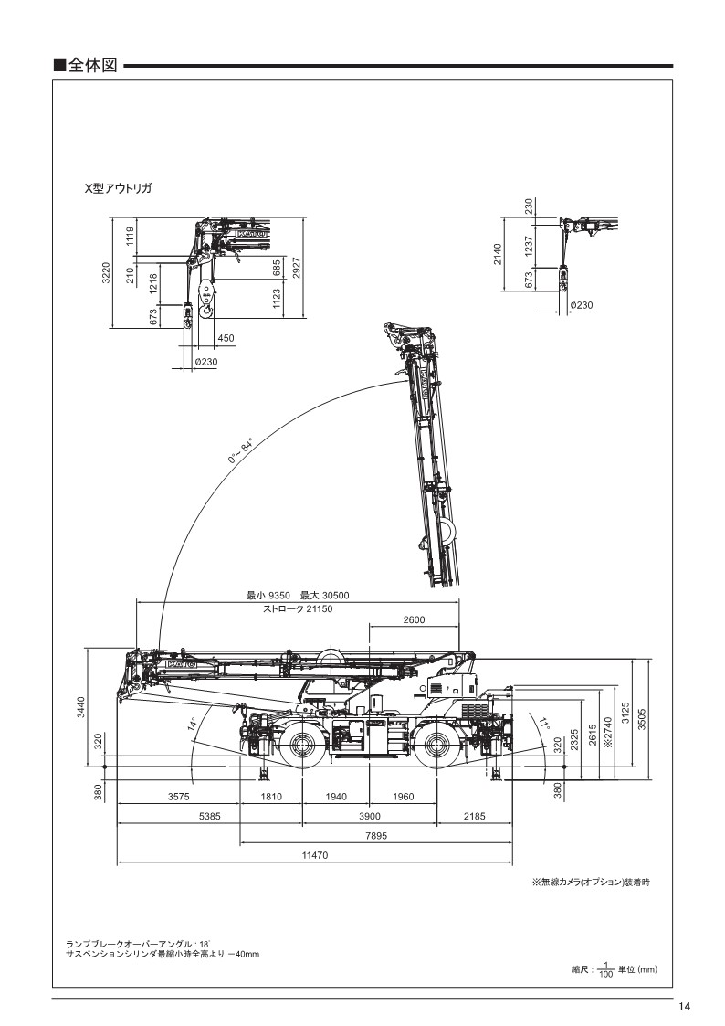 KATO SR-250RfⅡ 카토 25톤크레인 제원표 : 네이버 블로그