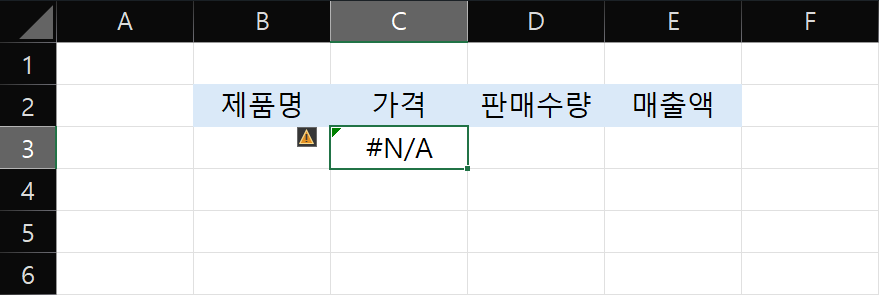 엑셀 IFERROR 함수로 #N/A 오류 에러 메시지 없애기 : 네이버 블로그
