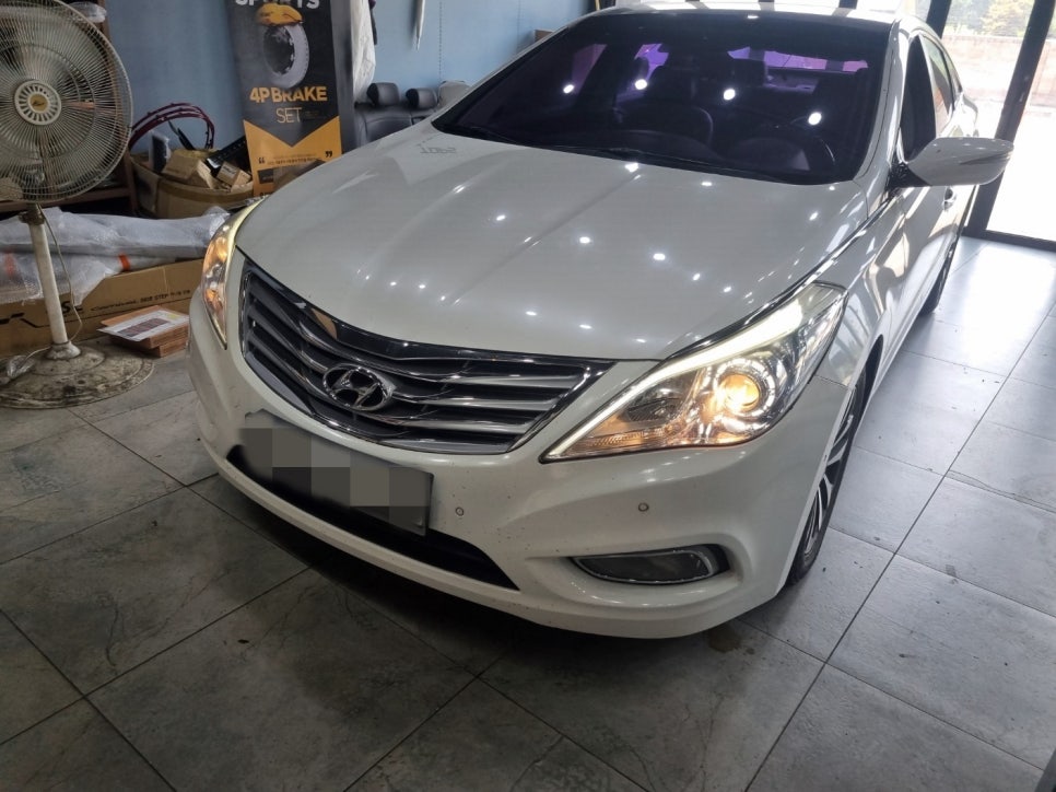 그랜져 hg 사제네비게이션 장착작업 : 네이버 블로그