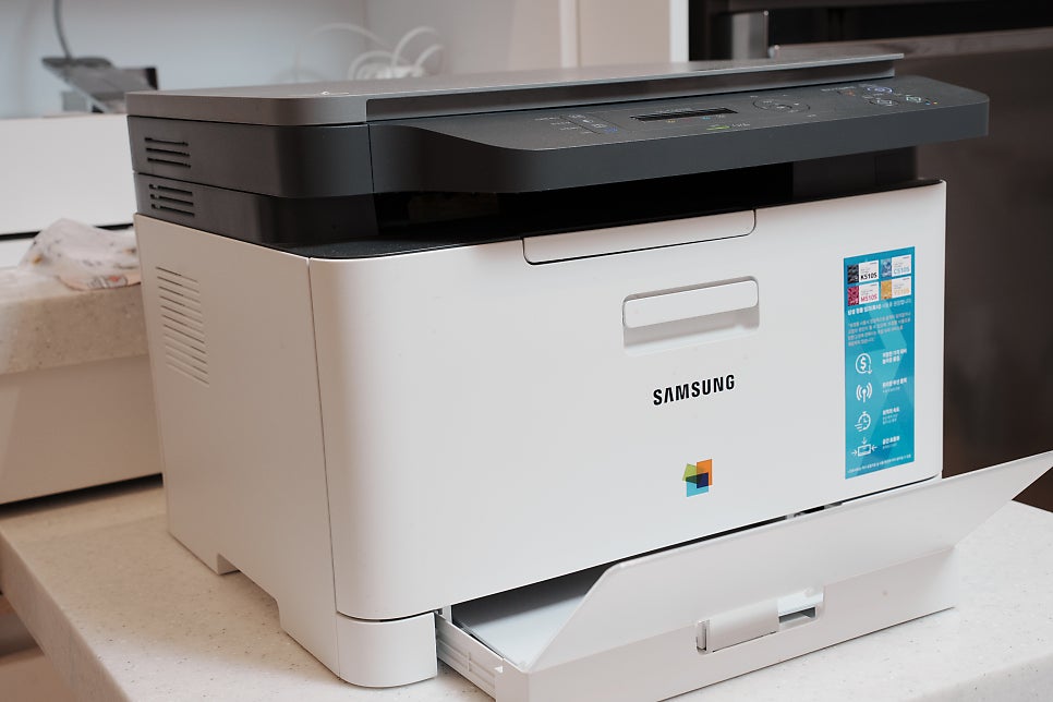 삼성 프린터 무선 와이파이 연결 방법 SL-C563W 컬러레이저 복합기 : 네이버 블로그