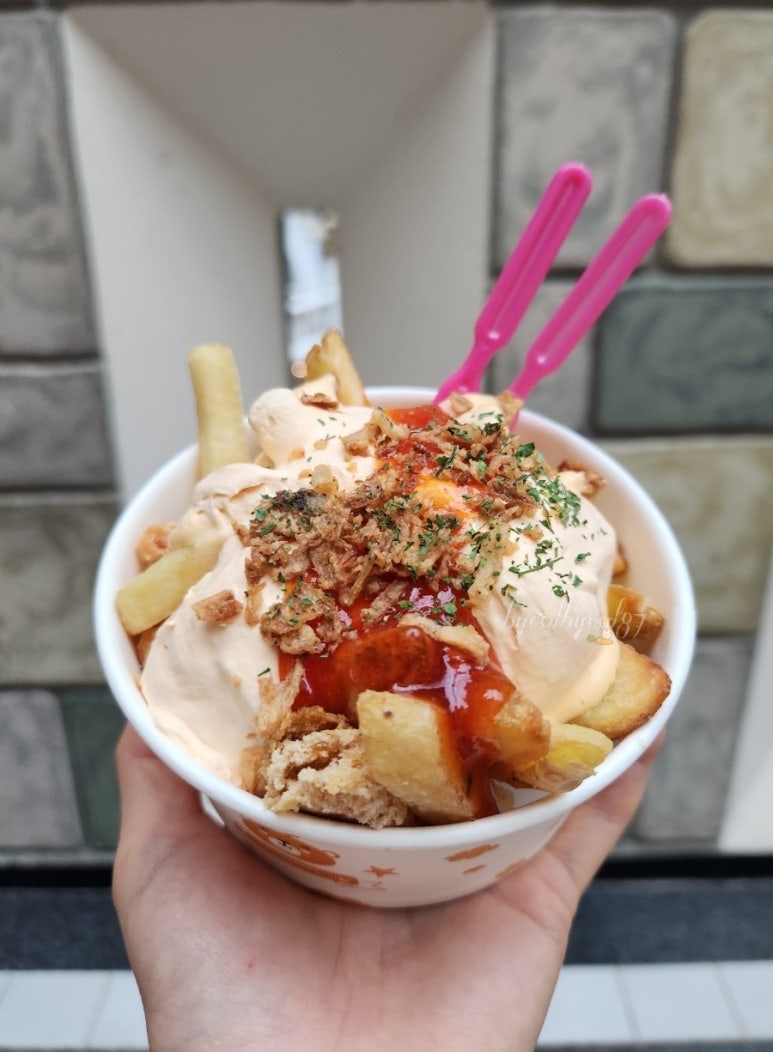 롯데월드 간식맛집 델리본 위치 와플 델리치즈포테이토 메뉴 및 가격 네이버 블로그