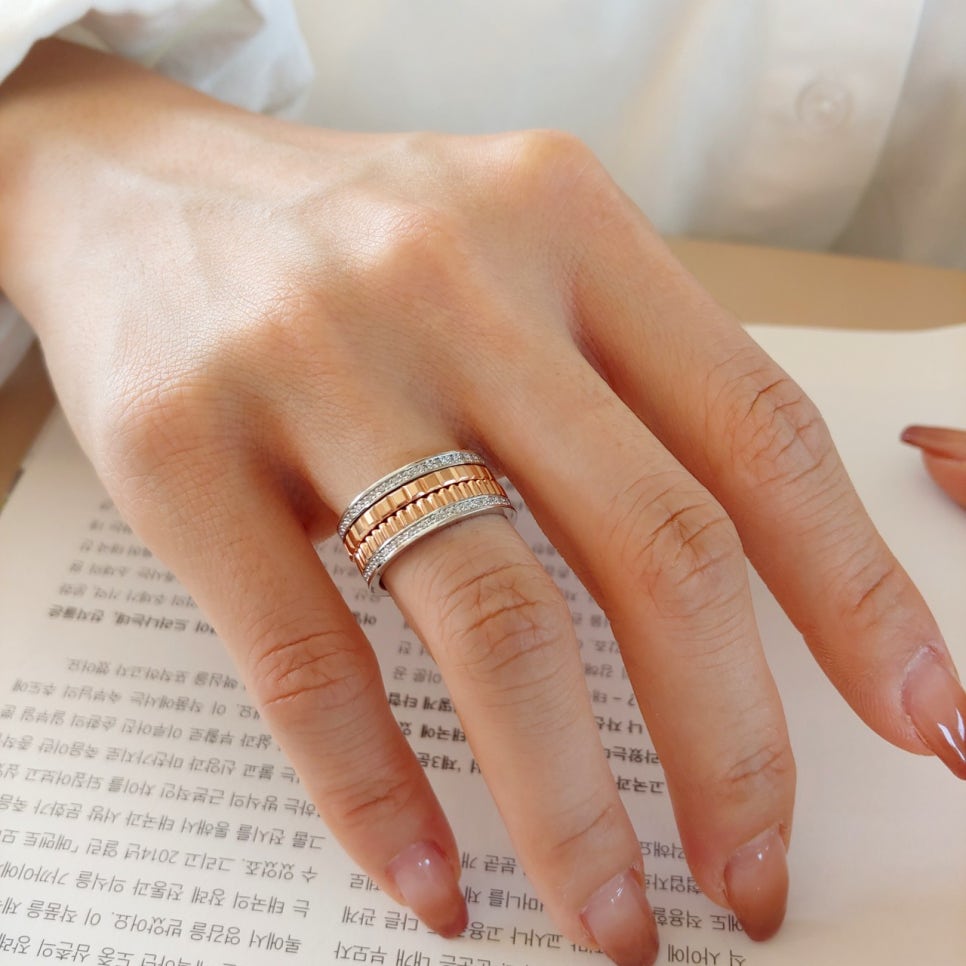 투톤 예쁜 데일리 커플링 : 네이버 블로그