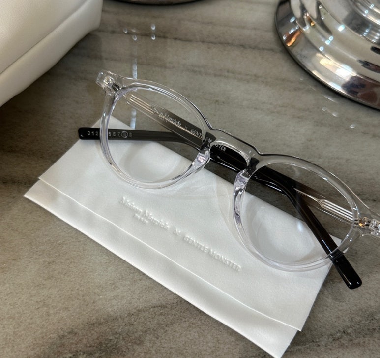 젠틀몬스터 x 메종 마르지엘라 안경 MM116 C1 | 뿔테안경 추천 : 네이버 블로그