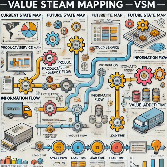 [품질] 가치 흐름 지도(Value Stream Mapping, VSM) : 네이버 블로그