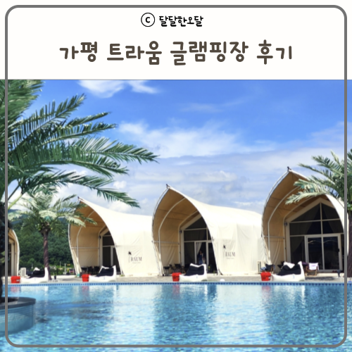 가평 신상 글램핑 추천 가평숙소 수영장 트라움풀빌라 네이버 블로그