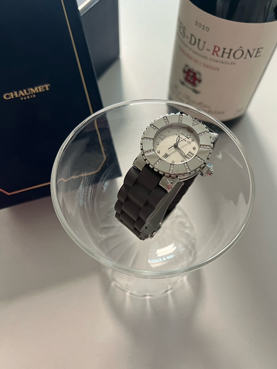 Chaumet Class one grey watch with diamonds 쇼메 클래스원 시계 : 네이버 블로그