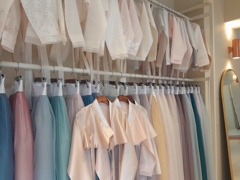 [판교 한복] 더예랑 혼주 한복 대여 계약 후기 : 네이버 블로그