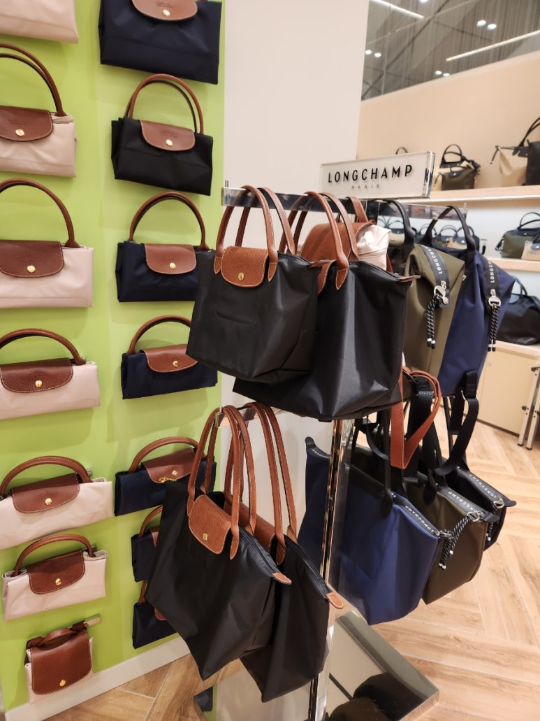 대구신세계백화점 롱샴 르 플리아쥬 토트백 숄더백 사이즈 : 네이버 블로그