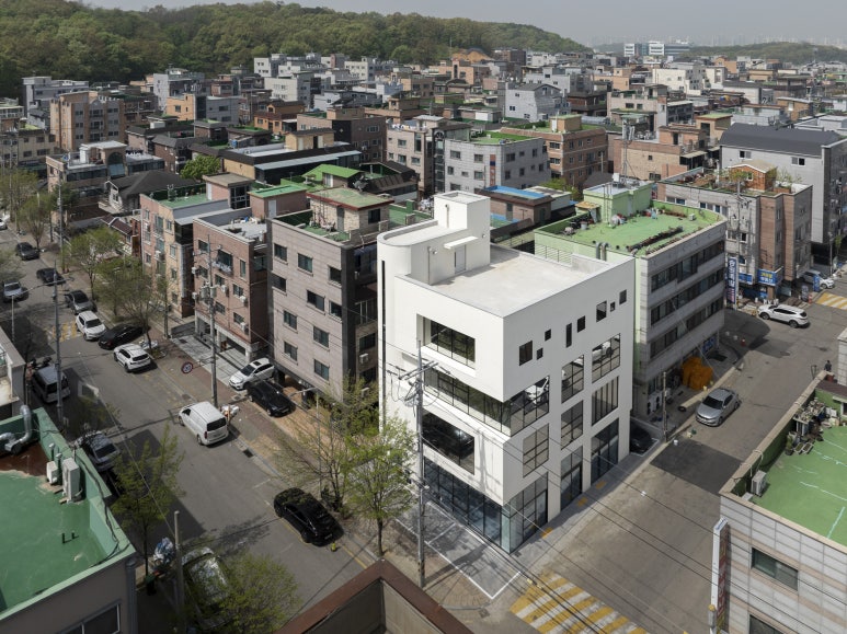 기하학 속 기업의 얼굴 ‘SFT 본사 사옥 SFT HQ building’ : 네이버 블로그