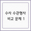 국어품사 수사 수관형사 구분 중학 고등 국어 문법에서 중요해요 네이버 블로그
