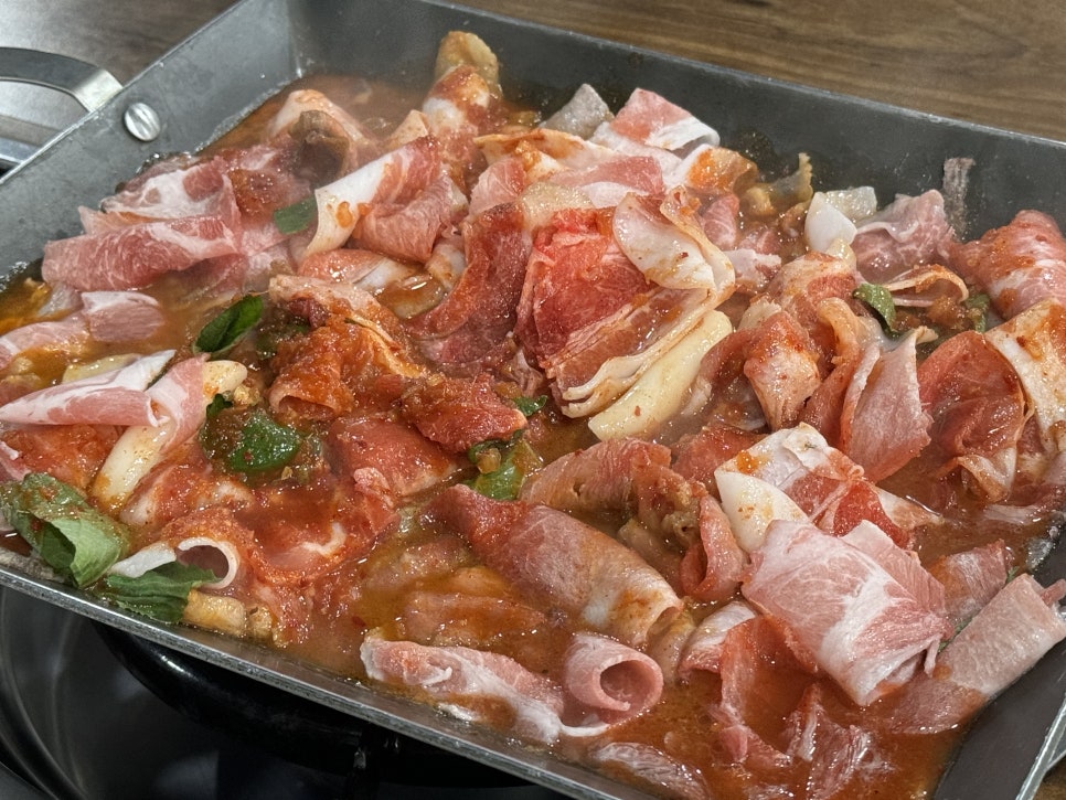 광명 철산 맛집 싸다돼지마을 고추장불고기 추억의 맛 네이버 블로그