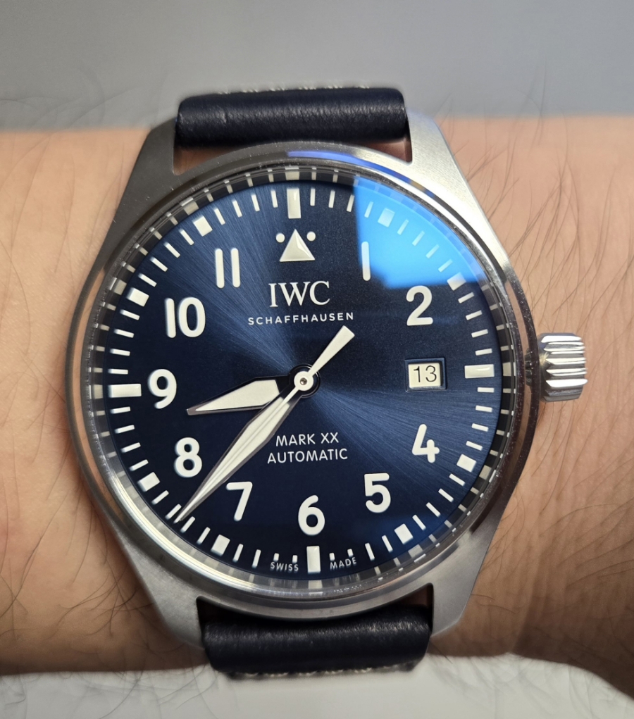 하남신세계백화점 iwc 마크20 파일럿워치 구매 후기 : 네이버 블로그