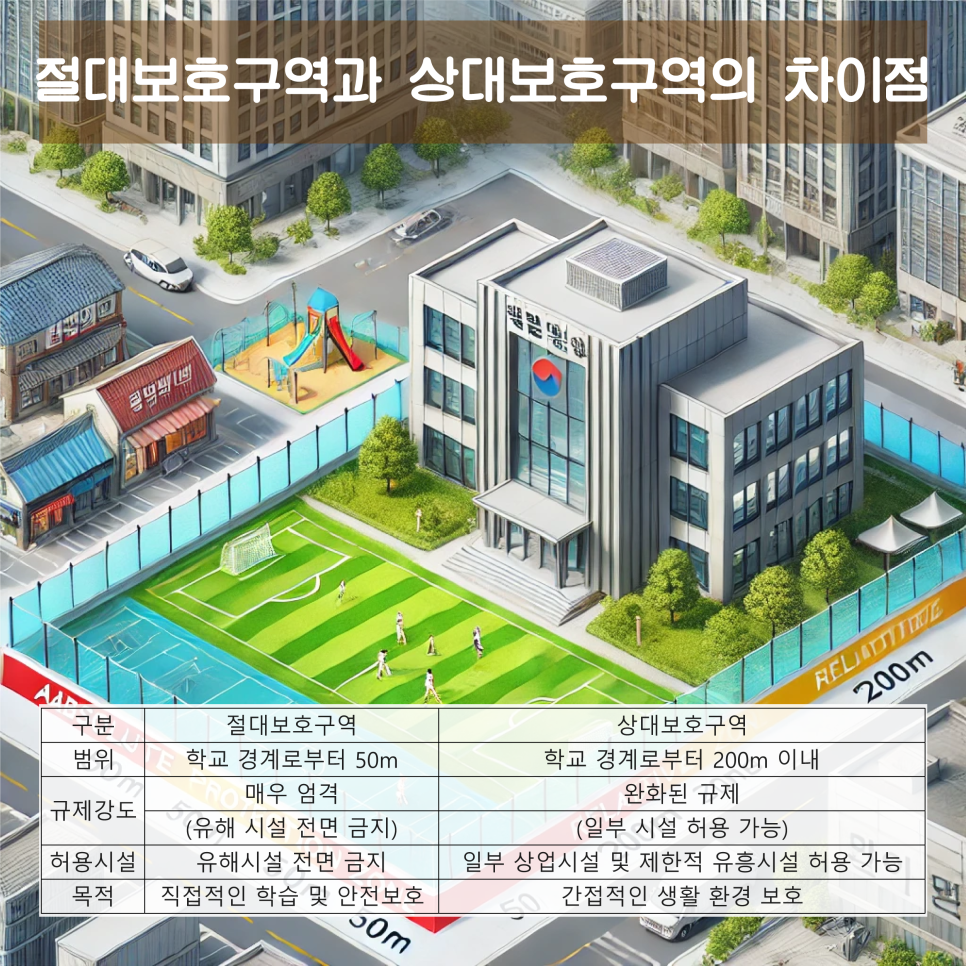 교육환경보호구역 절대보호구역과 상대보호구역의 차이점 알아보기 네이버 블로그