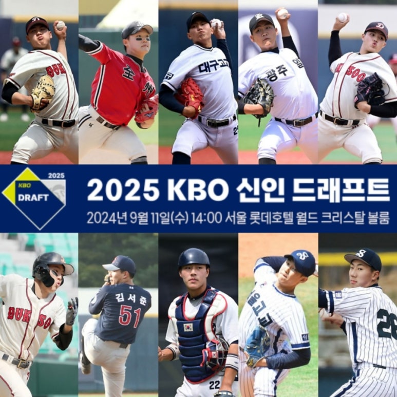 [⚾️프로야구]2025 KBO 신인 드래프트 : 네이버 블로그