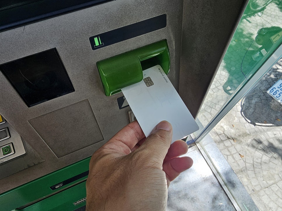 베트남 환전 하노이 ATM 현금인출 트레블월렛 수수료 : 네이버 블로그