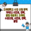 고려대학교 수강 신청 완벽 가이드 시간표 전략 꿀팁 대공개 고려대 수강신청 시간표 전략 꿀팁 네이버 블로그
